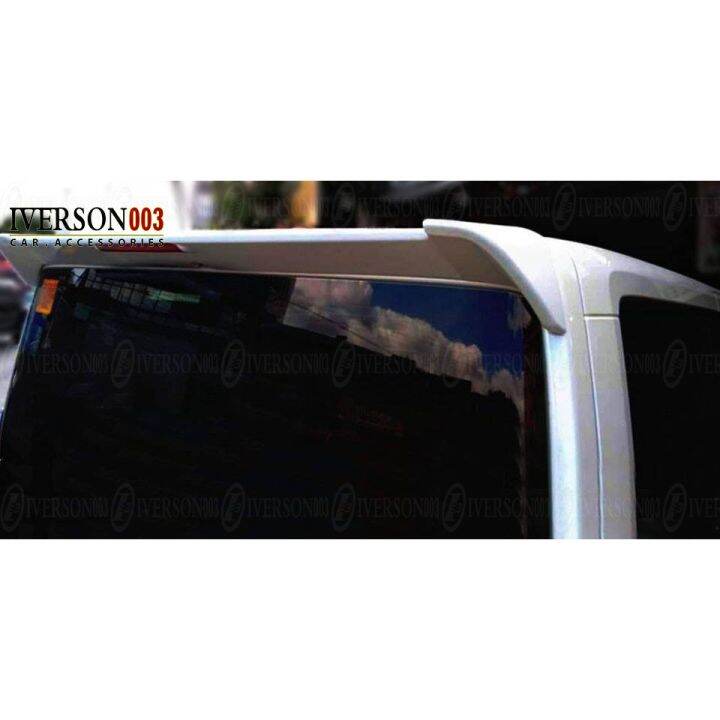 Spoiler for Toyota Hiace Commuter Deluxe 2019 to 2020 ioio | Lazada PH