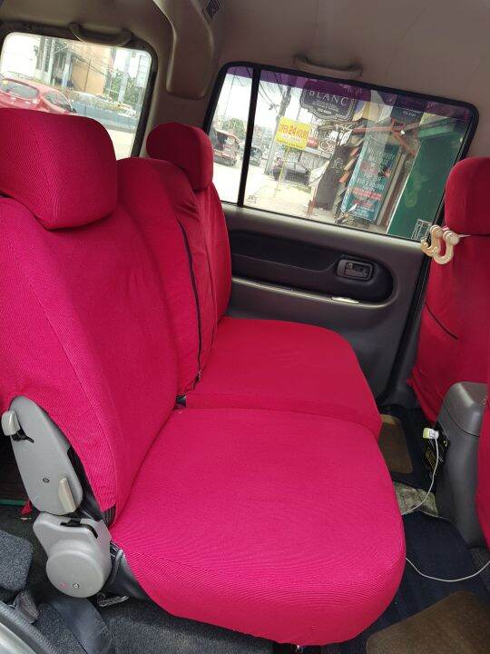 Toyota Vios Red Seat Cover Corduroy | Lazada PH