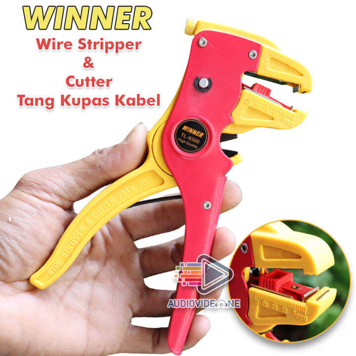 Tang Kabel Wire Stripper And Cutter Tang Kupas Dan Potong Kabel Winner ...