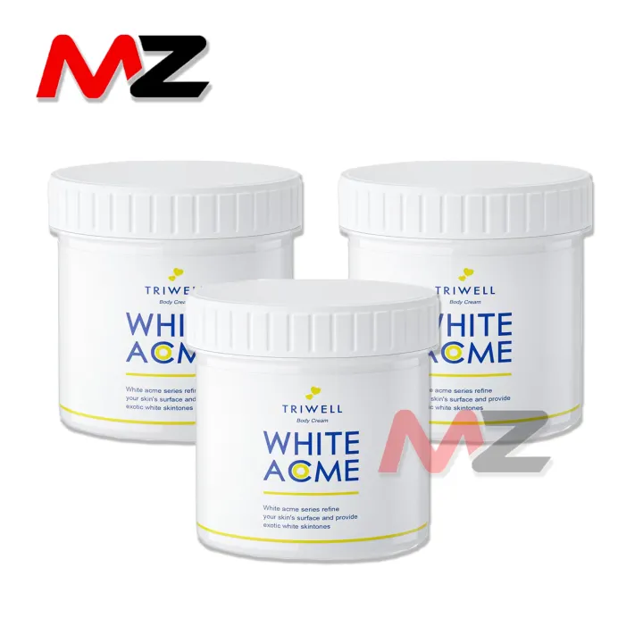 ( SET OF 3 ) TRIWELL White Acme Body Whitening Crram Bleaching Mask ...