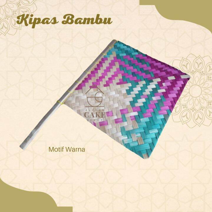 Kipas Tangan Anyaman Bambu HIhid Kipas Sate | Lazada Indonesia
