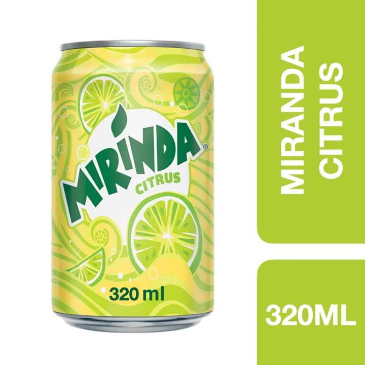 Mirinda Citrus Soft Drink 320ml ++ มิรินด้า ซิตรัสน้ำอัดลม 320 มล. ...