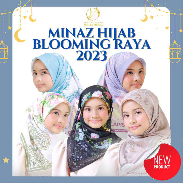 Minaz Hijab Kids Blooming Raya / Merdeka Premium Cotton | Lazada