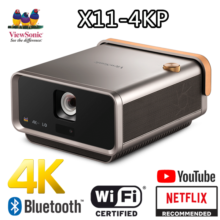 X11-4K True 4K UHD Short Throw LED Projector with H/V Keystone, Corner ...
