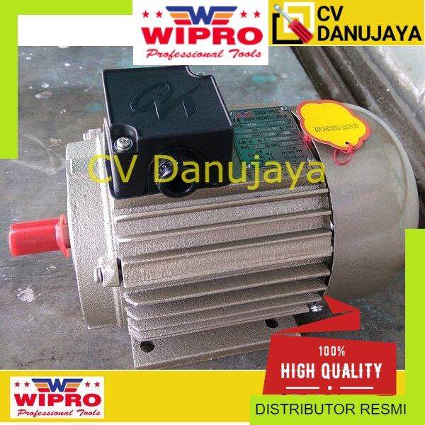 DINAMO WIPRO 1HP 4P 1PH ELECTROMOTOR PENGGERAK PUTARAN LAMBAT WIPRO | Lazada Indonesia