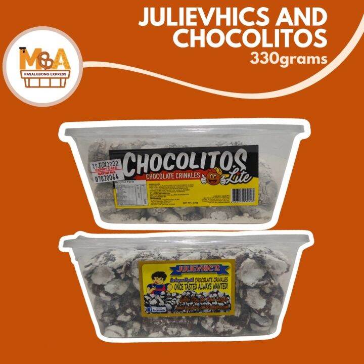 JULIEVHICS CHOCOLITOS CHOCOLATE CRINKLES (330 GRAMS) | Lazada PH