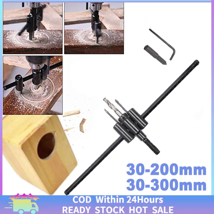 【Ready Stock】Adjustable Aircraft Type Hole Opener Drill Metal Wood ...
