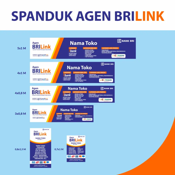 Spanduk AGEN BRILINK | Lazada Indonesia
