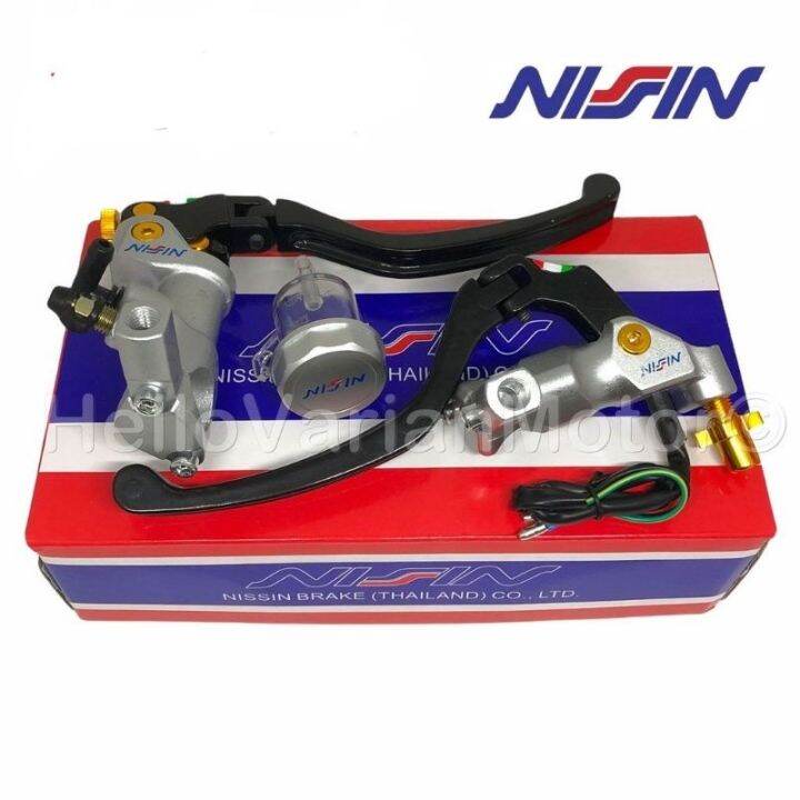 NISSIN BRAKE MASTER SET CNC (wth side mirror holder) | Lazada PH