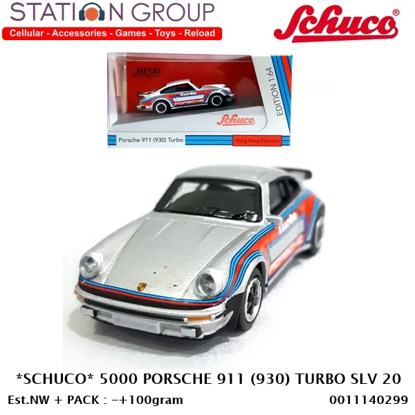 SCHUCO 5000 PORSCHE 911 (930) TURBO SILVER 1-64 - DIECAST | Lazada Indonesia
