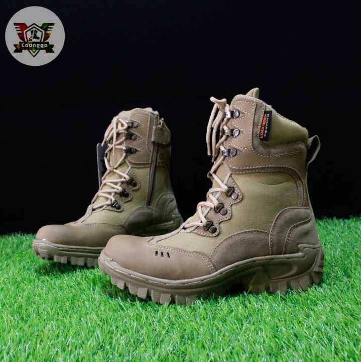 Sepatu Pdl TNI POLRI Desain Terbaru 2020 model magnum warna coklat krem ...