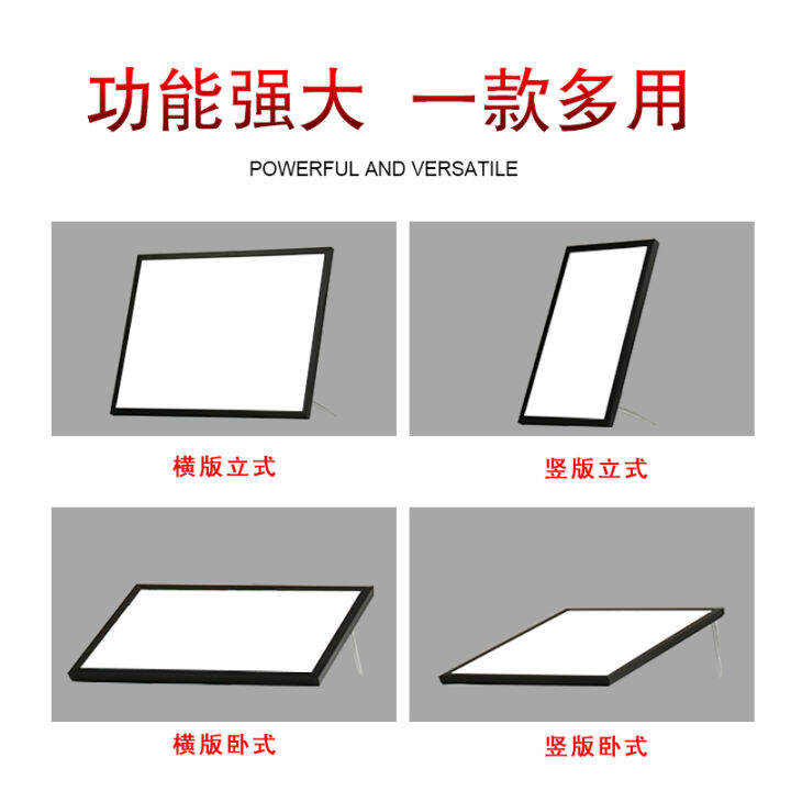 Tea shop bar desktop menu display signboard LED luminous ordering price ...