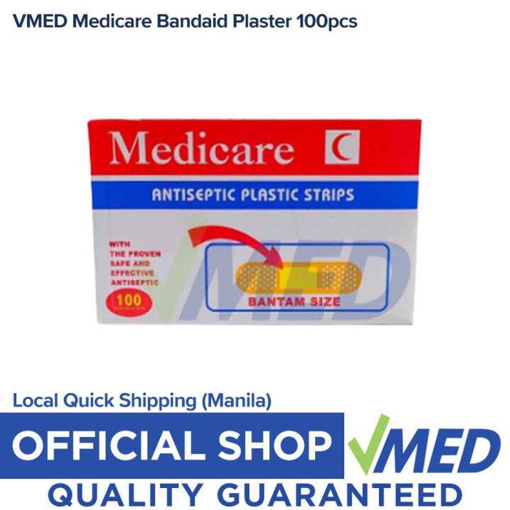 VMED Medicare Bandaid Plaster 100pcs | Lazada PH