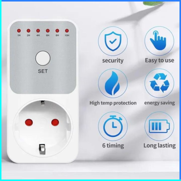 COD Taffware Stop Kontak Pengatur Waktu Digital Automatic Timer Switch ...