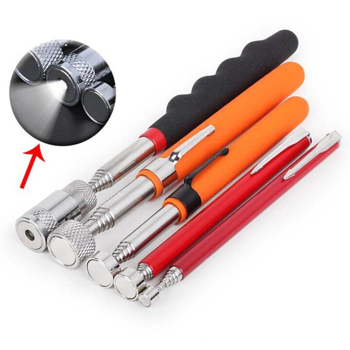 Retractable Magnetic Portable Magnet Picker with Light Telescopic Pick ...