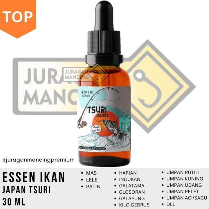 ESEN ESSEN ESSENCE IKAN JAPAN TSURI 30 ML ESSEN IKAN MAS LELE NILA ...