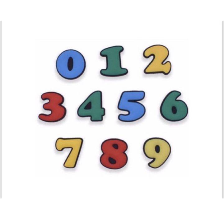 Colored Number jibbitz for crocs | Lazada PH