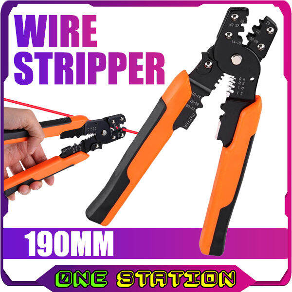 7" MULTI-FUNCTIONAL WIRE STRIPPER CRIMPING PLIER PLIERS CUTTER WAYAR ...