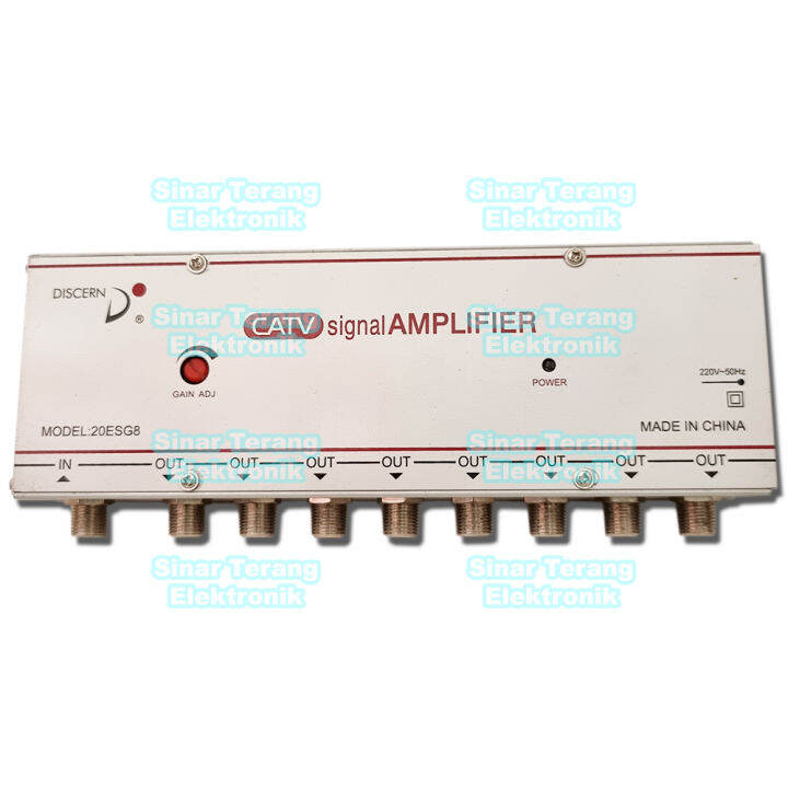 Booster Pencabang CATV Signal Amplifier 8 Way 20 Db | Lazada Indonesia
