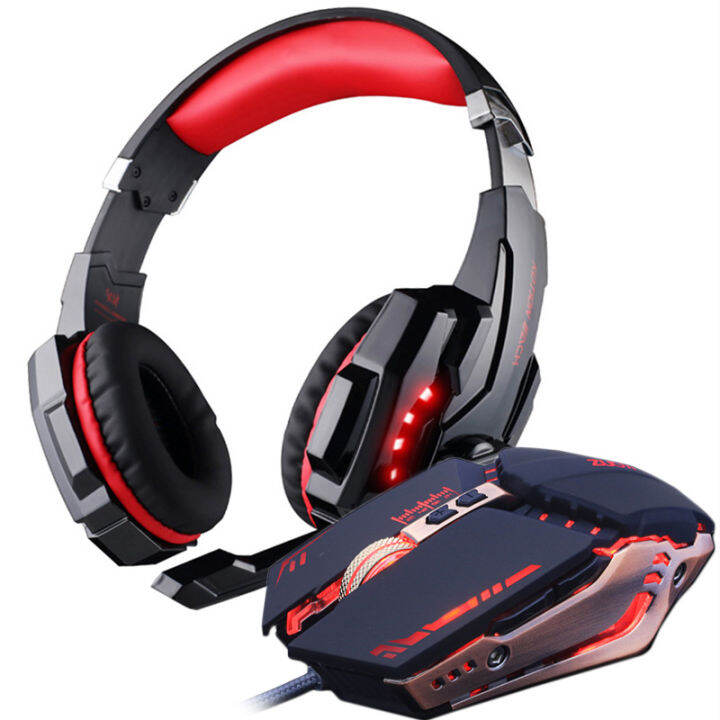 Gaming Headset Stereo Gamer Headphones with microphone Earphone +Gaming ...