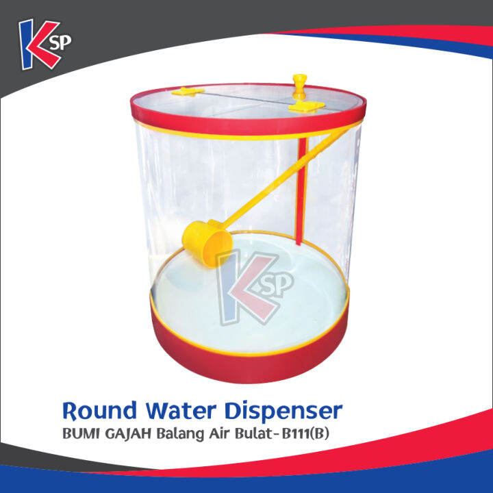 BUMI GAJAH B111(B) (30L) Acrylic Water Container Balang Air Tong Niaga ...