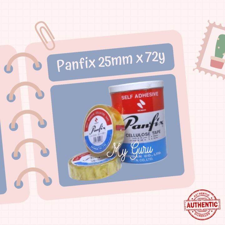 [ROL] PANFIX 1 INCH / 25 MM X 72 YARD SOLATIP / SELOTIP / ISOLASI ...