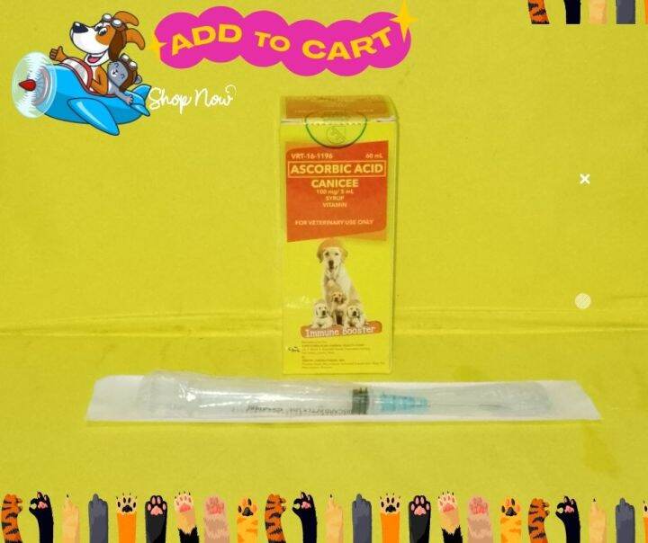 Canicee (Vitamin c) for Dogs 60ml with 1 FREE Syringe | Lazada PH