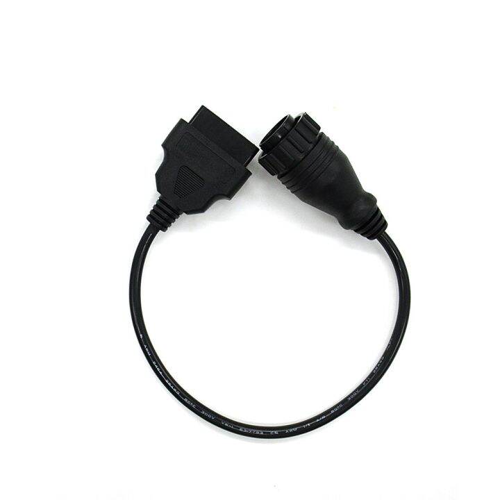 Obd 2 Scanner OBD2 Cable Round Socket For Mercedes /Benz 14 Pin To 16 ...