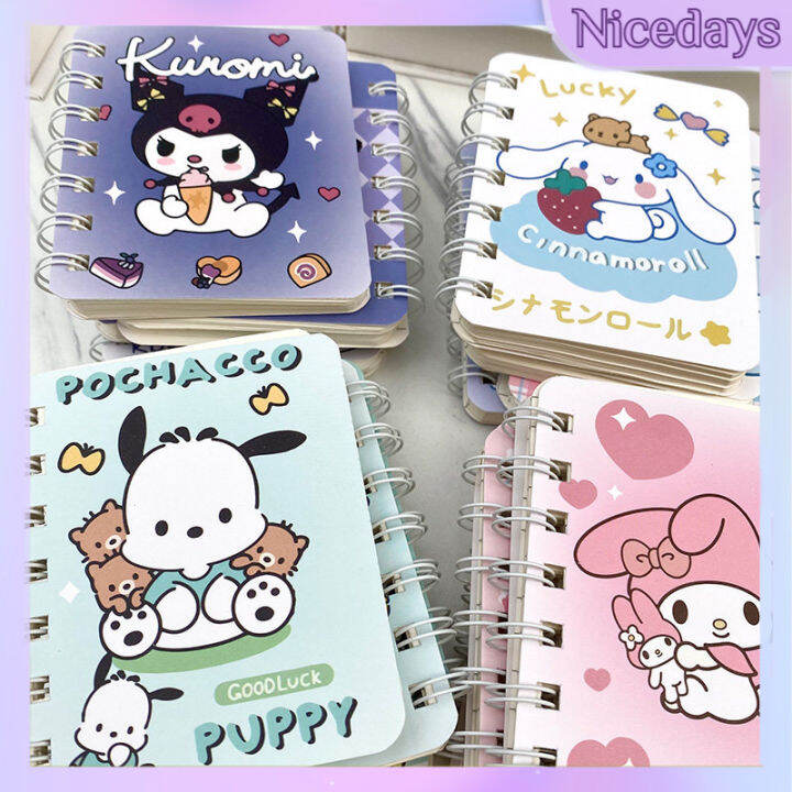 Nicedays🍒Sanrio Buku Catatan Spiral Lucu A7 Buku Catatan Tebal Buku ...