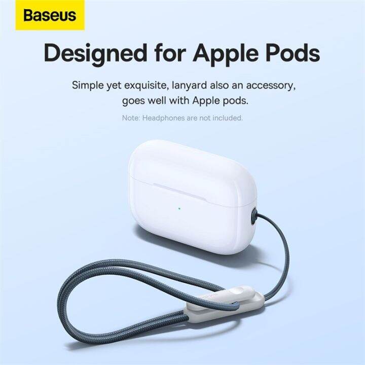 Baseus สายคล้องหูฟังสำหรับหูฟัง,สำหรับ Air Pods Pro 2ป้องกันการสูญหาย ...