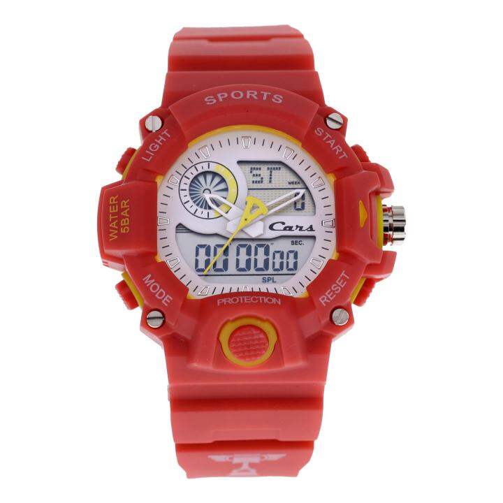 Disney Cars Boys Red Rubber Strap Watch CARMR19-101 (MR Series) | Lazada PH