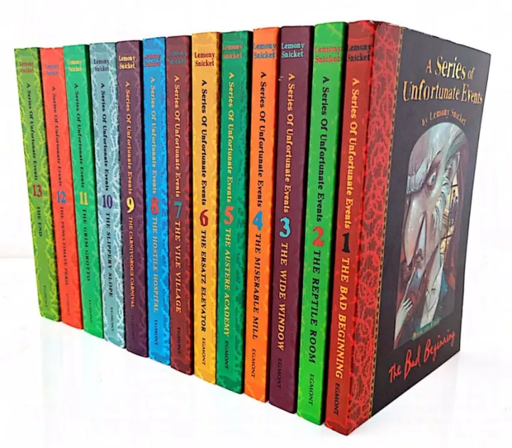 A Series of Unfortunate Events 13 books set, English chapter book for ...
