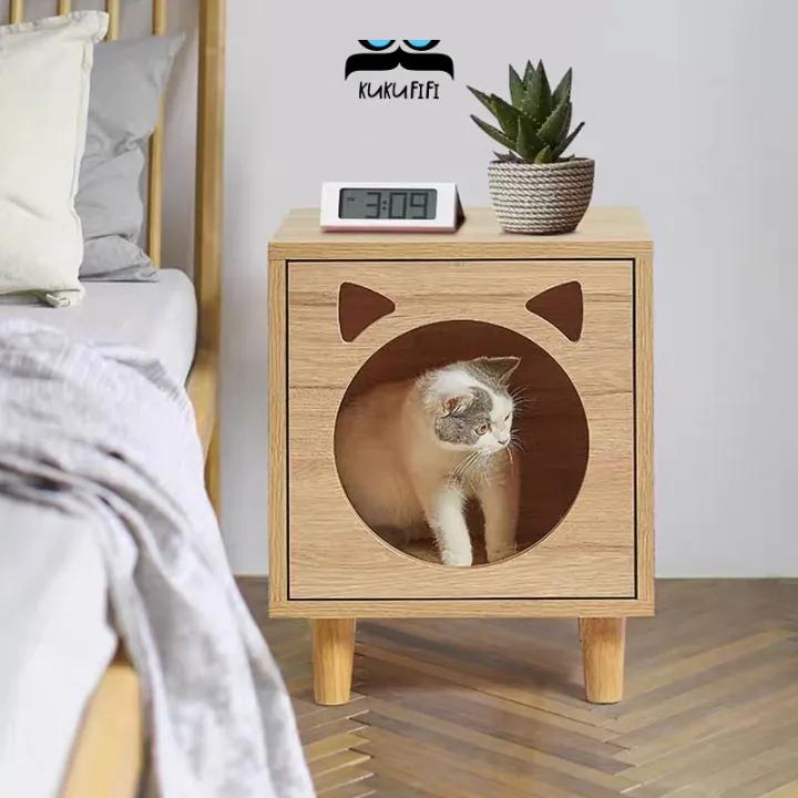 Cat Furniture Cat House Bedside Table & Side Table Modern ...