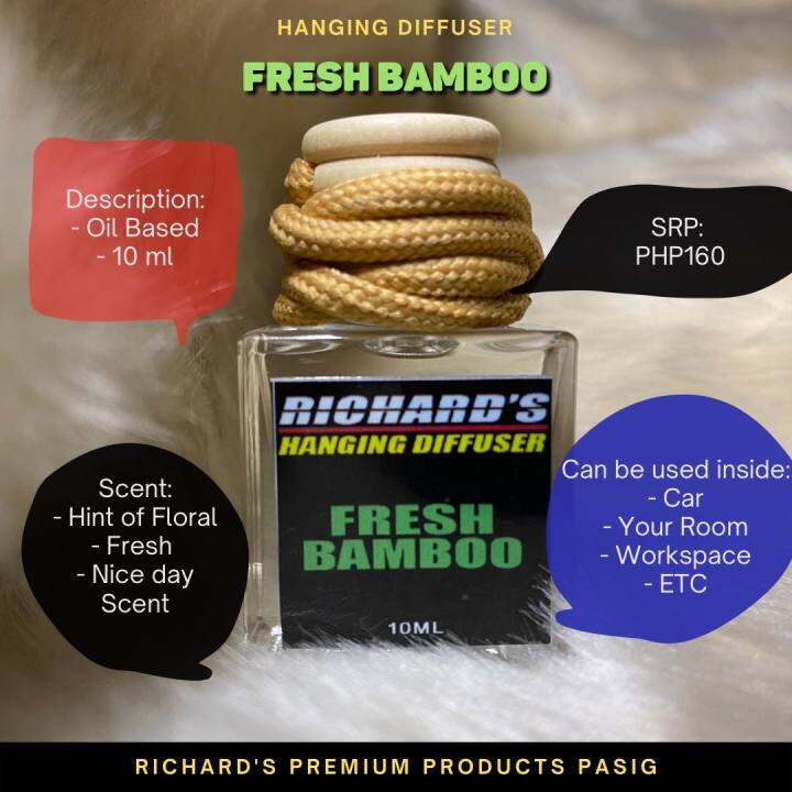Richard's Premium Hanging Diffuser - Fresh Bamboo 10ML | Lazada PH