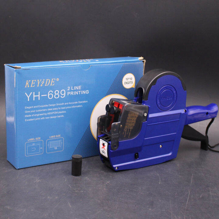 KEYiDE Price Labeller Machine YH-689, MX6600 Alphabet & Numeric | Lazada