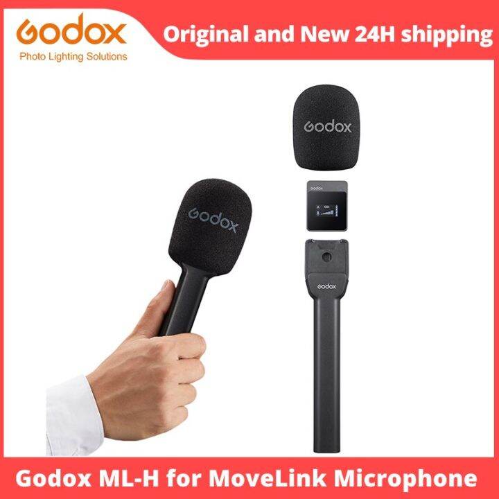Godox ML-H ที่ยึดที่จับอแดปเดตอร์ที่จับไมโครโฟนสำหรับ Godox Movelink M1 ...