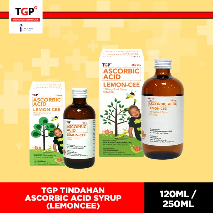 TGP Tindahan Ascorbic Acid Syrup (LEMONCEE) - (Protection and Immunity ...