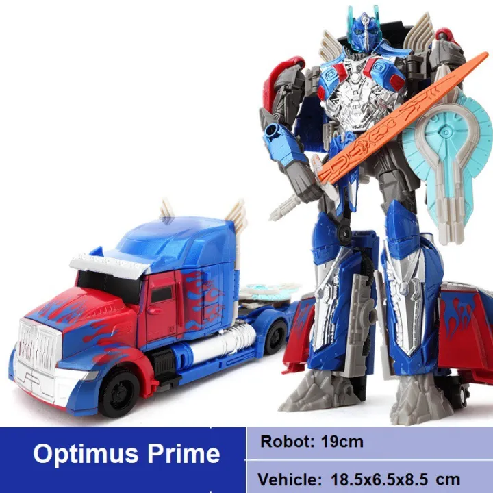 Transformer 5 Optimus Prime Megatron Grimlock Dinasour Tank Helicopter ...
