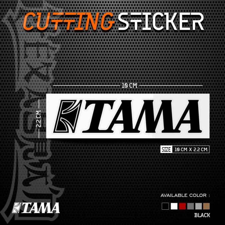 Meet Hangout 2 dari 15 Cutting Sticker TAMA Drums | Stiker Cutting TAMA ...