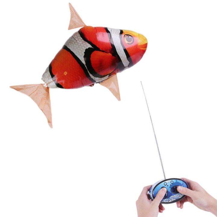 Yika Remote Control RC Inflatable Balloon Air Swimmer Flying Nemo Clown ...