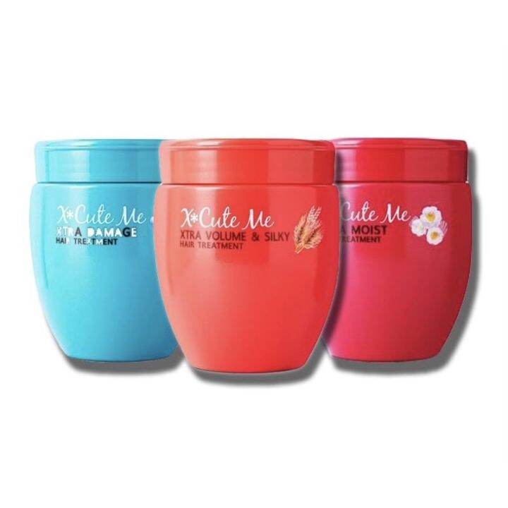 X Cute Me Hair Treatment เอ็กซ์คิวท์ มี แฮร์ ทรีทเม้นท์ 250ml.บำรุงผม ...