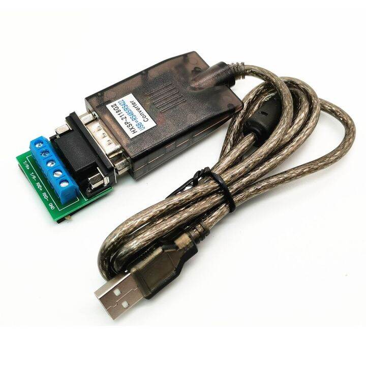 Industrial USB To RS422 RS485 Serial Port Converter Adapter Cable DB9 Male FTDI Chip Supports ...