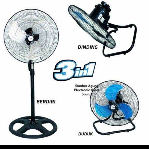 Kipas Angin Listrik 3 in 1 Trisonic Fan Baling Pendingin Ruangan Rumah ...