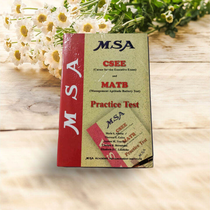 MSA CSEE and MATB Practice Test | Lazada PH
