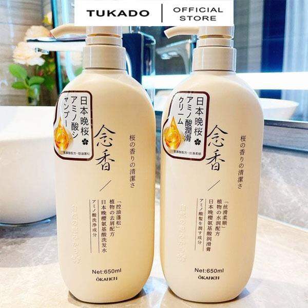 SAKURA shampoo Japanese and conditioner Hair Growth Shampoo one set two ...