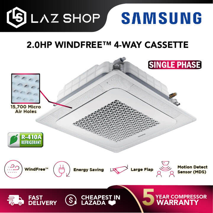Samsung 2.0HP WindFree™ Inverter 4-Way Cassette Air Conditioner ...