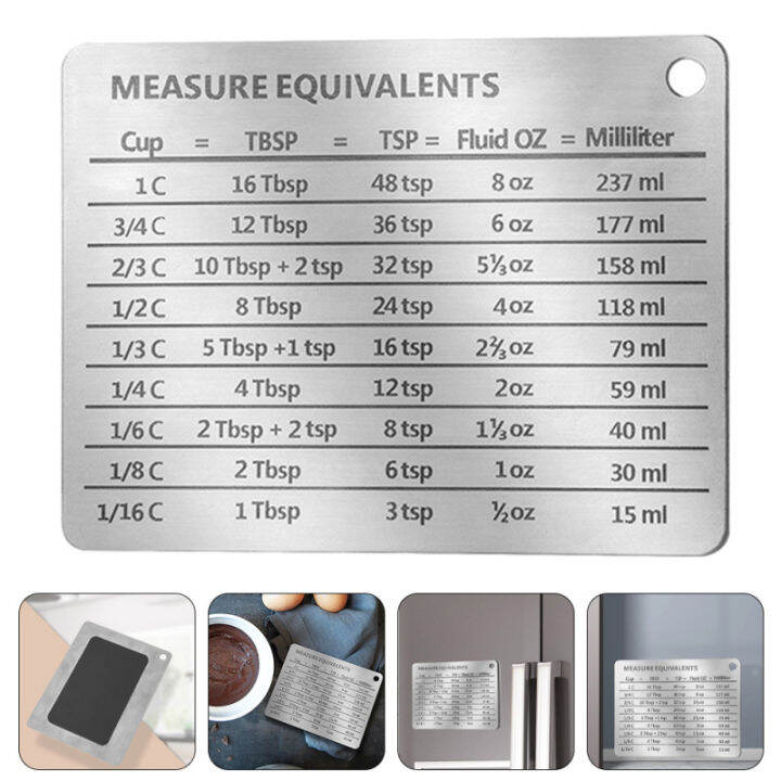 DWDYMALL Unit: Conversion Tables Measurement Refrigerator Magnet ...