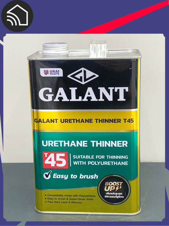 ทินเนอร์ยูรีเทน กาแลนท์ 3.4 ลิตร GALANT Urethane Thinner No. T45 3.4 L | Lazada.co.th