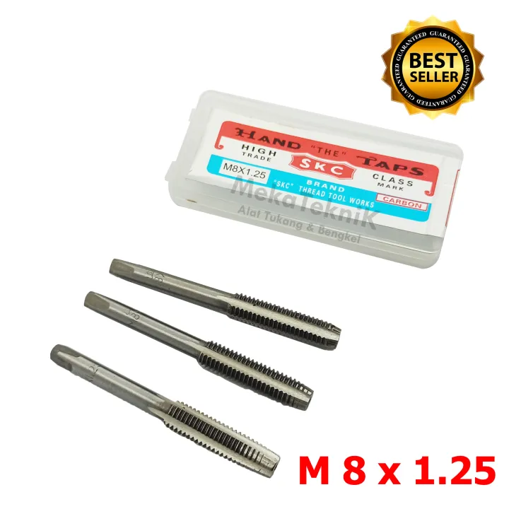 SKC HAND TAP M8 X 1.25 / MATA TAP DRAT SKC M8 X 1,25 | Lazada Indonesia