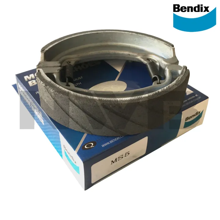 Bendix Motorcycle Brake Shoe Rear for Honda TMX Alpha 125, TMX 155 & CG ...